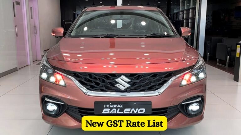 Maruti Baleno New GST Rate List & Old vs New Comparison (Tentative ...